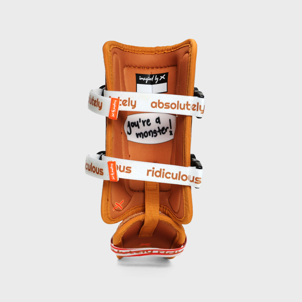 gingerbread man leg guard – Absolutely Ridiculous innovation for Athletes