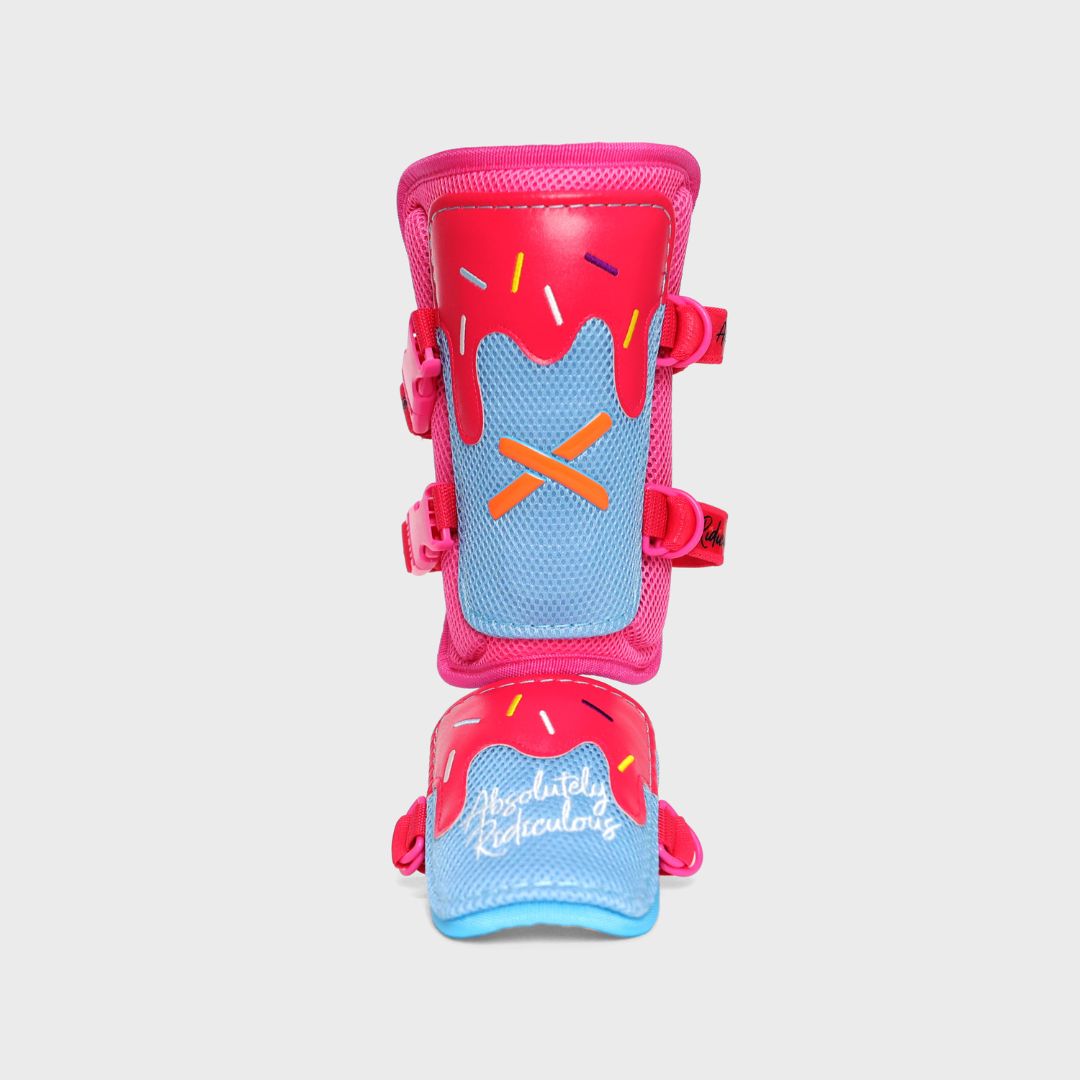 cotton candy | leg guard – Absolutely Ridiculous innovation for Athletes